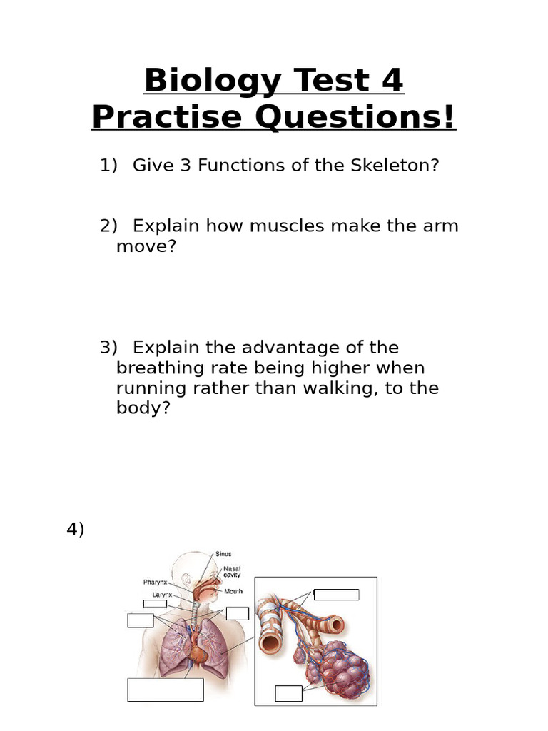 Biology practice questions! | PDF