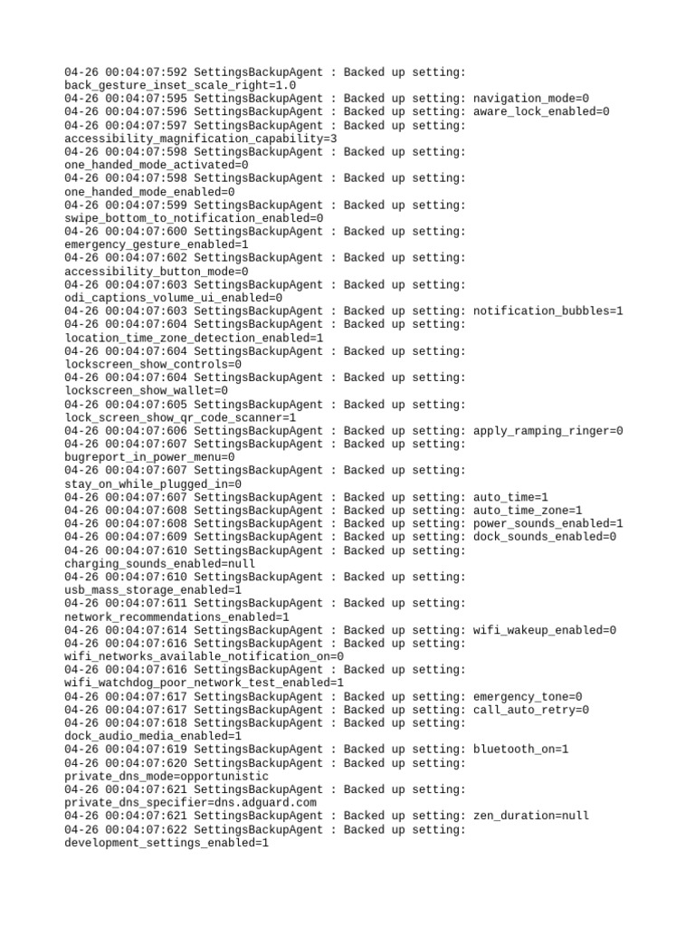 Settingsprovider 2 | PDF | Software | System Software