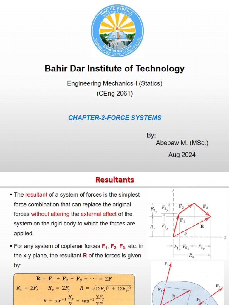 Chapter-2-Force Systems - Part-3 | PDF