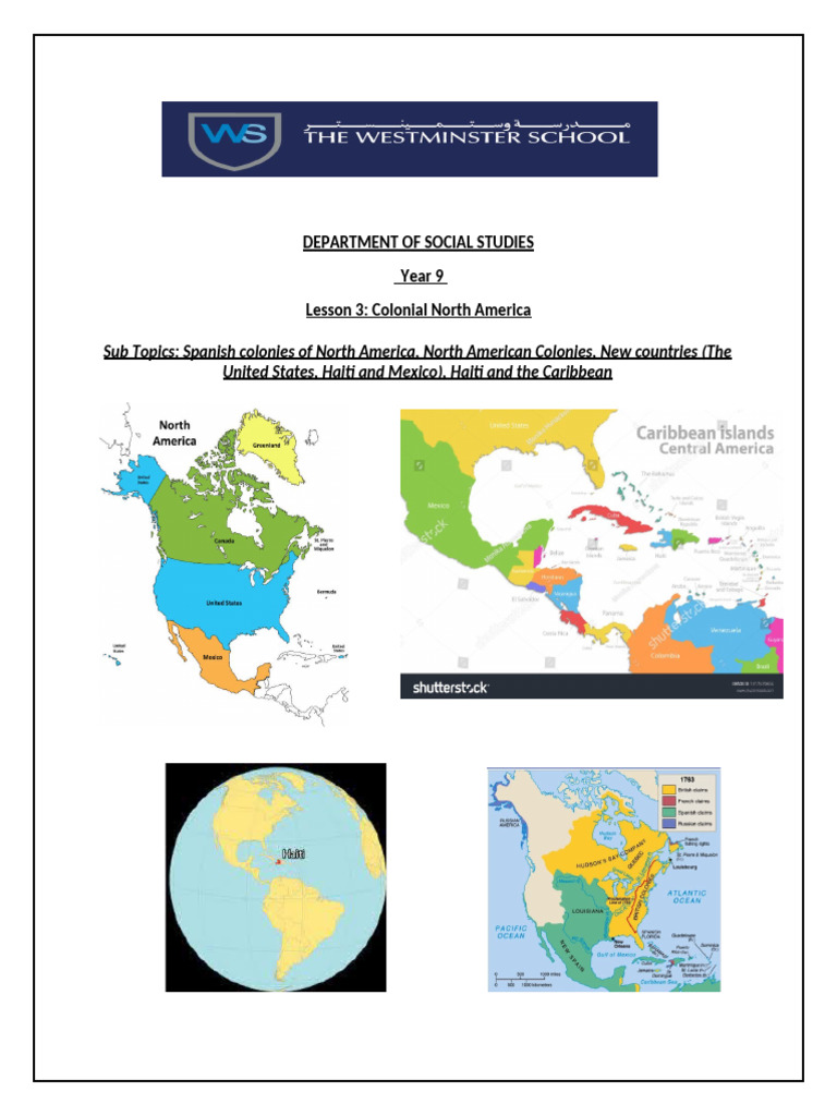 Yr - 9 - Colonial North America - Answer Key | PDF | Spanish Empire ...
