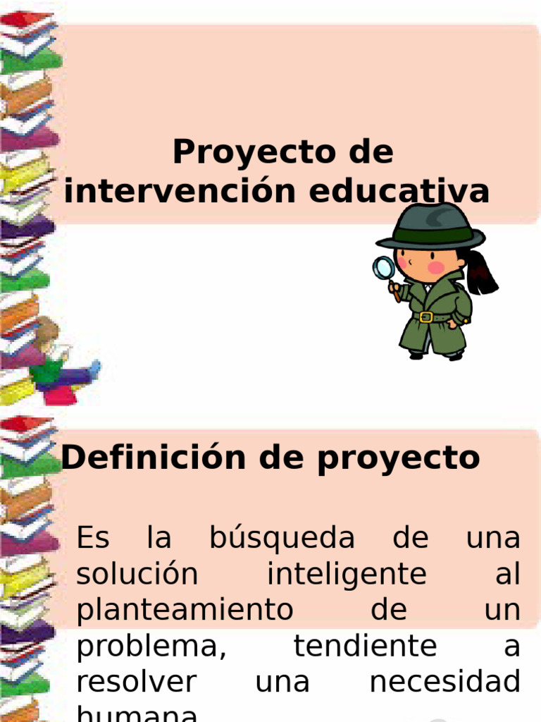 Proyecto de Intervencion Educativa | PDF