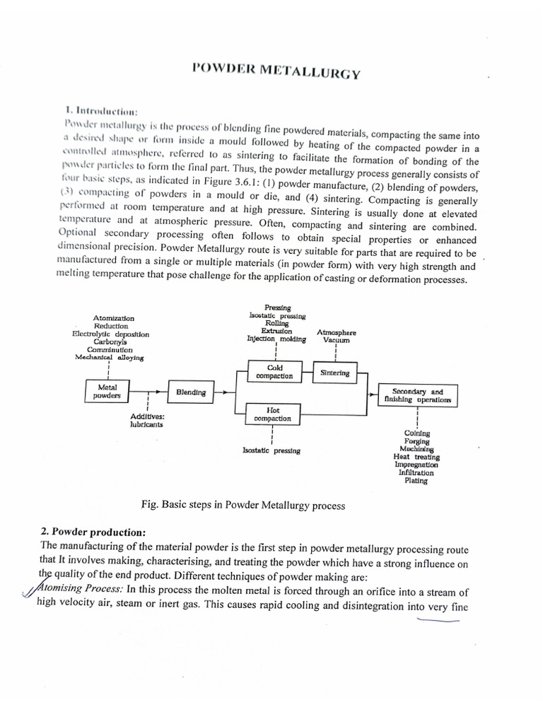 Powder Metalurgy (MP) | PDF