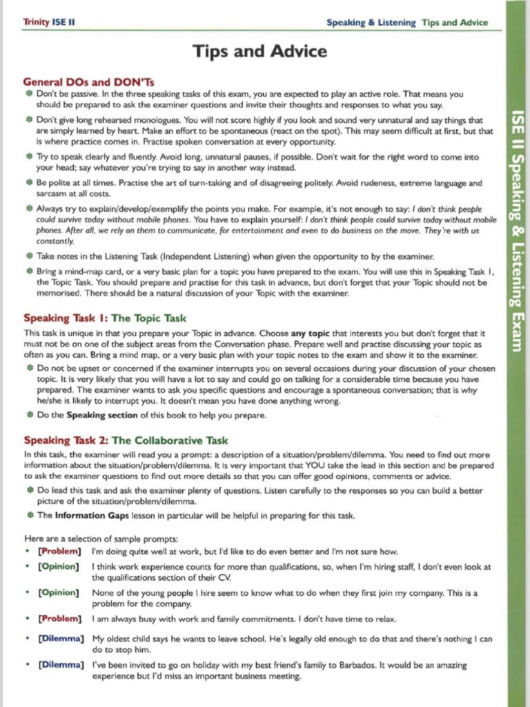 SPEAKING PART 1 - Topic Preparation | PDF