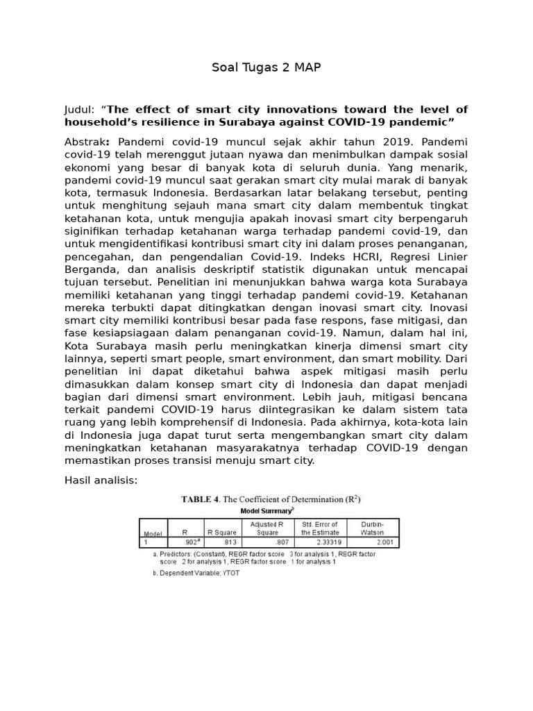Soal Tugas 2 MAP | PDF