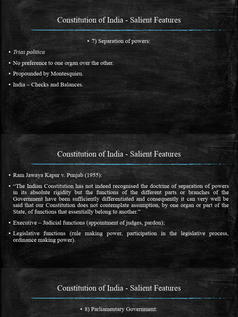 Salient Features Part II | PDF | Marbury V. Madison | Judiciary Act Of 1789