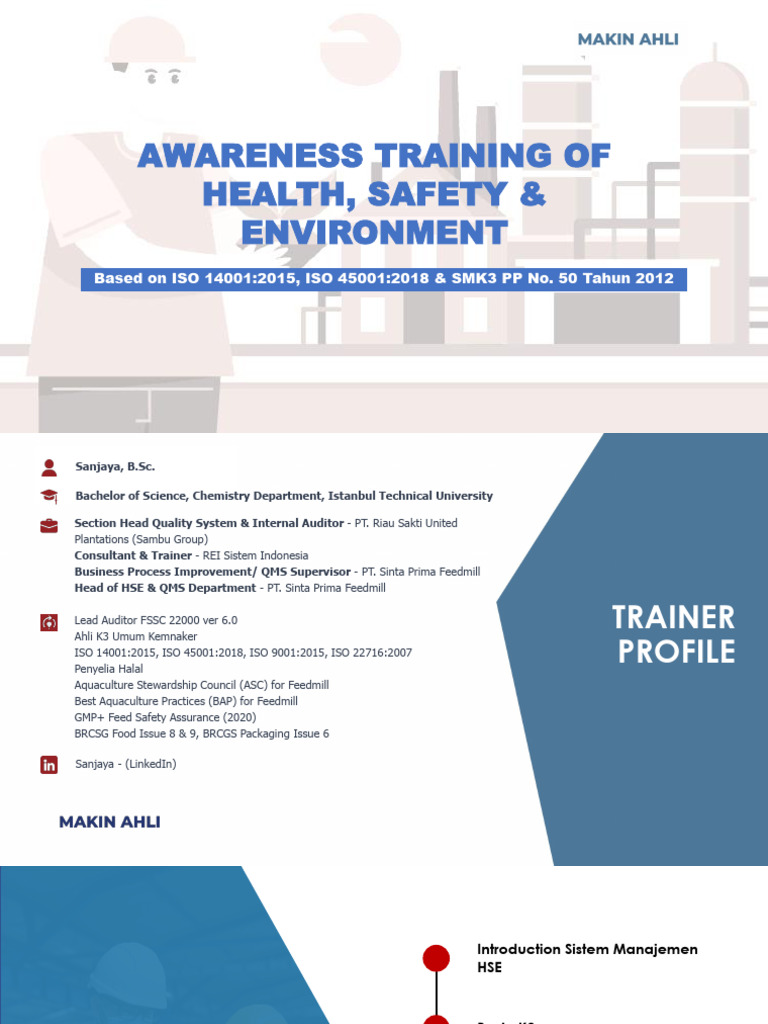 Materi Hse Batch 92 Makin Ahli 2025 | PDF