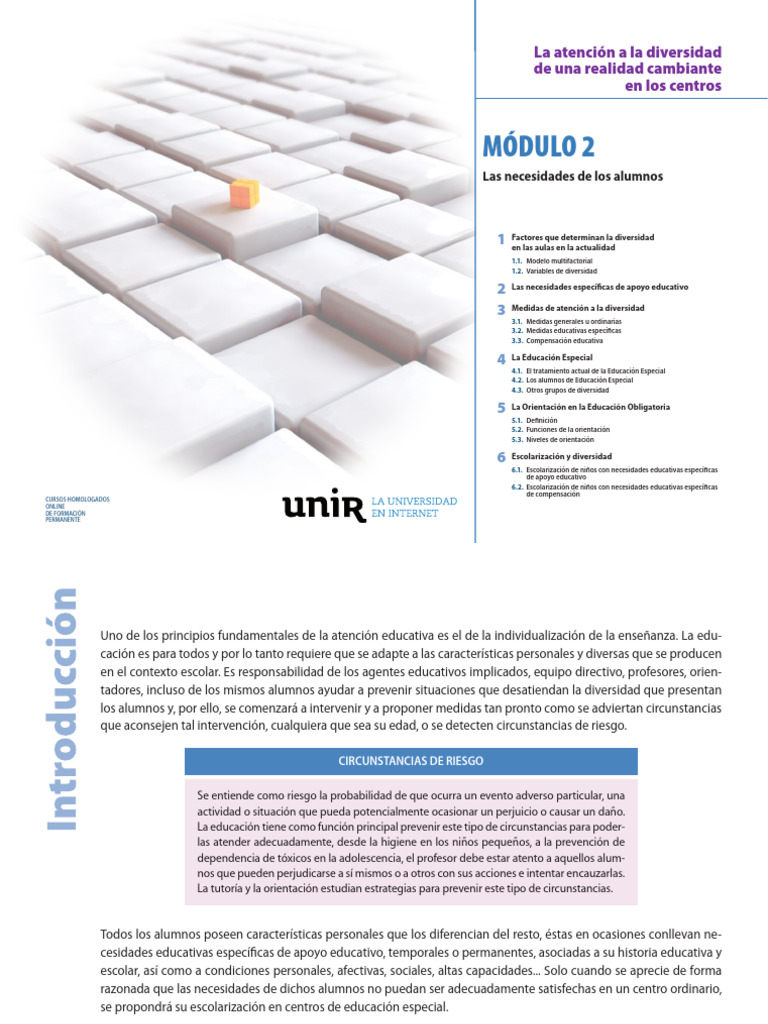 Modulo2 | PDF | Aprendizaje | Educación especial