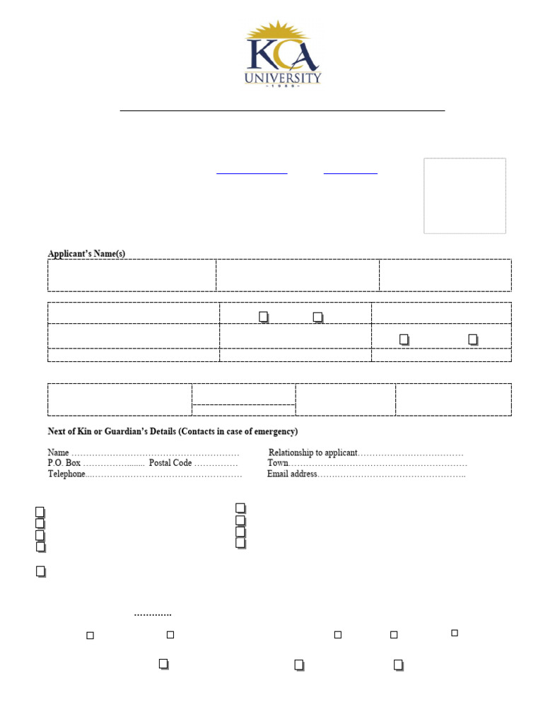 Proffessional Programs Application Form | PDF