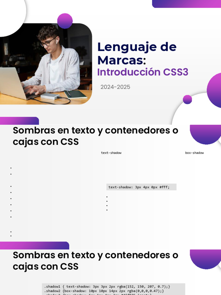9.introduccion A CSS - Sombras y Buenas Practicas | PDF | Desarrollo ...