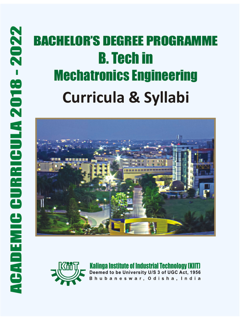 2018 2022 Mechatronics Engineering | PDF | Ordinary Differential ...