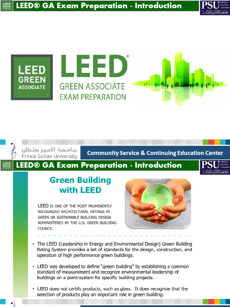 LEED GA Exam Prep Guide for Green Building | PDF | Life Cycle ...