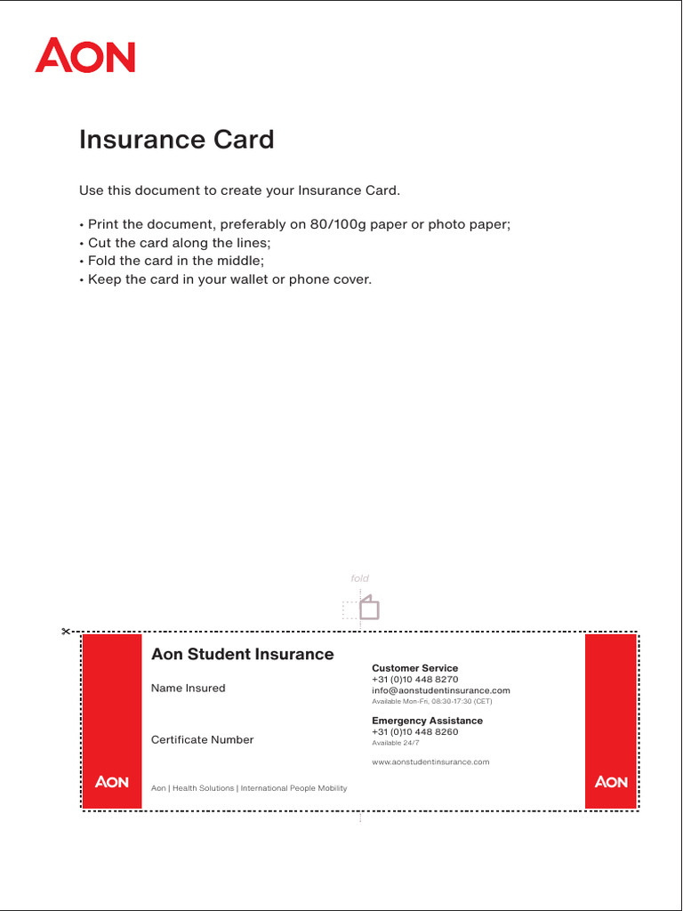 Insurance Card | PDF