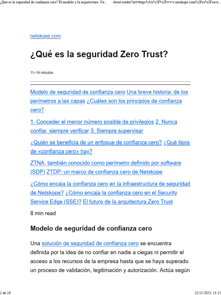 ¿Qué Es La Seguridad de Confianza Cero El Modelo y La Arquitectura ...
