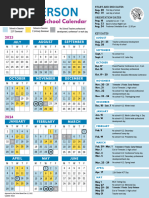 TCAPS School Calendar 2024-2025 | PDF