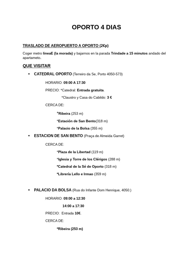 Guia Turistica Oporto | PDF | Porto