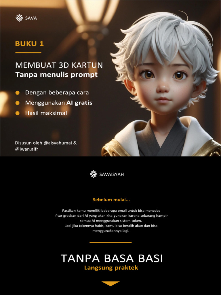 Membuat 3d KArtun (Tanpa Prompt)1 | PDF