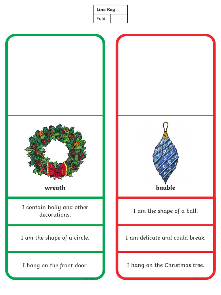 What Am I Guess The Christmas Object Game Ver 1 | PDF