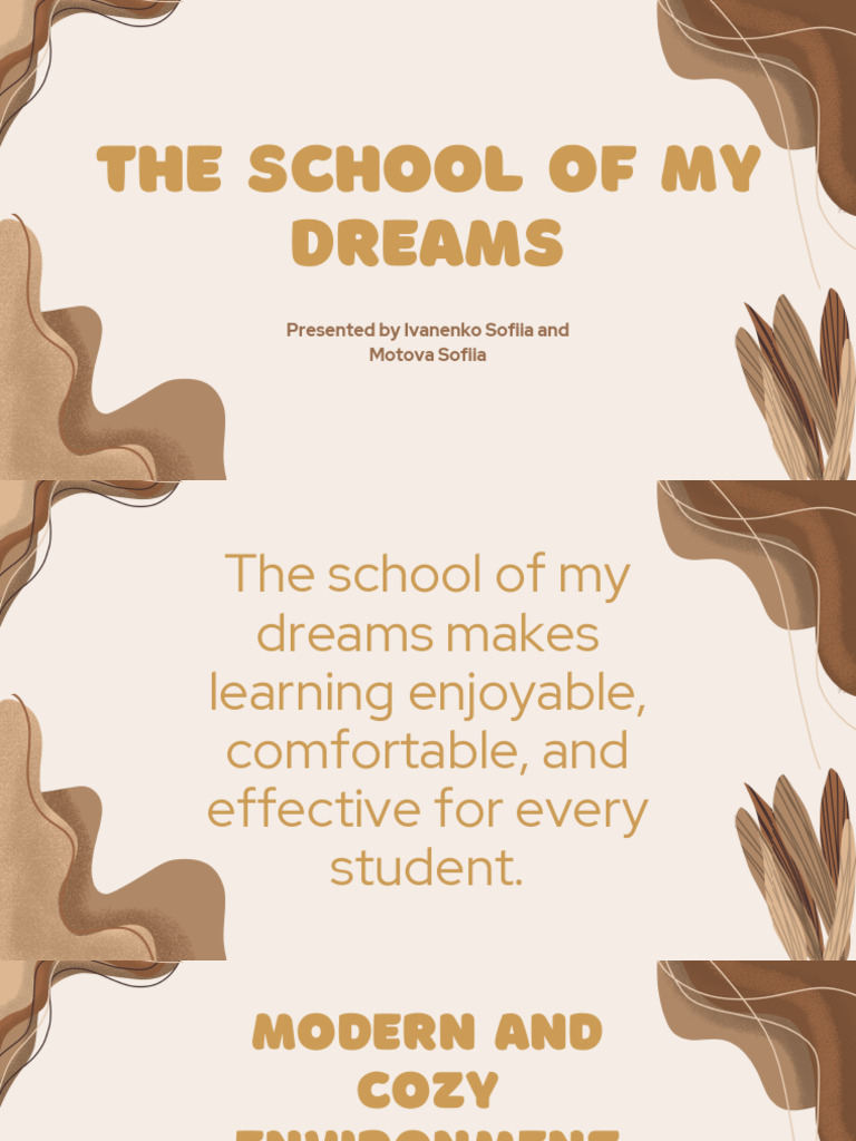 The School of My Dreams - 20250406 - 225546 - 0000 | PDF