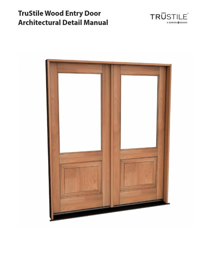 2020-12-08 Adm Ts Wood Entry Door | PDF | Door | Architectural Design