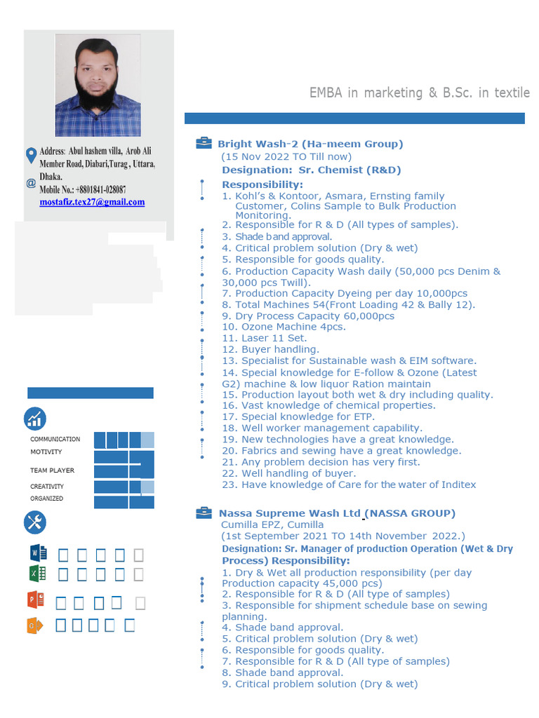 Muhammad Mostafizur Rahman Sumon | PDF | Dye | Textiles