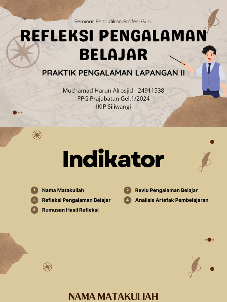 Refleksi Pengalaman PPL II Calon Guru | PDF