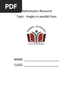 GCSE Exam Questions Angles in Parallel Lines | PDF | Triangle | Angle