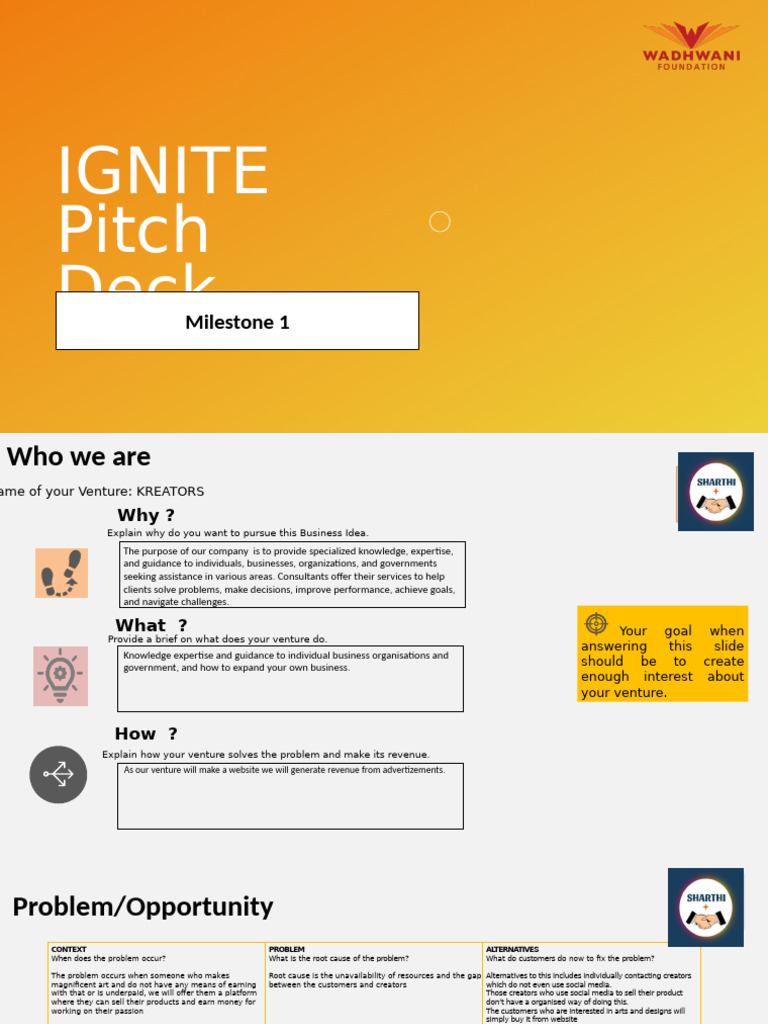 IGNITE MILESTONE 1 Fina L Solution | PDF