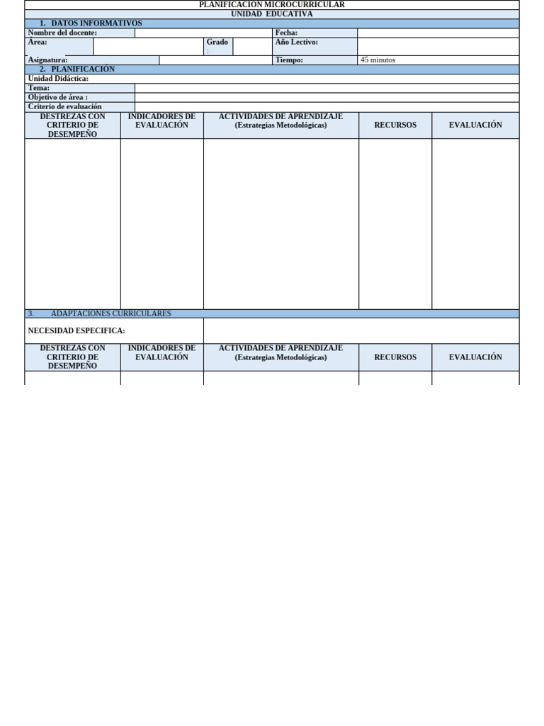 FORMATO PLANIFICACIÓN CLASE Grupo N2 | PDF