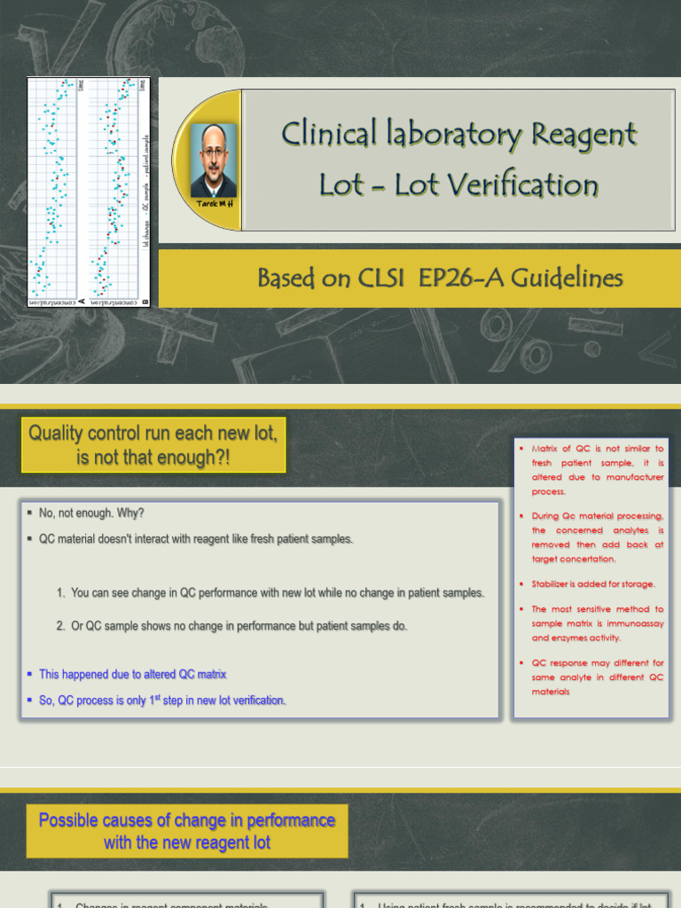 Lot-to-Lot Verification in Clinical Labs | PDF