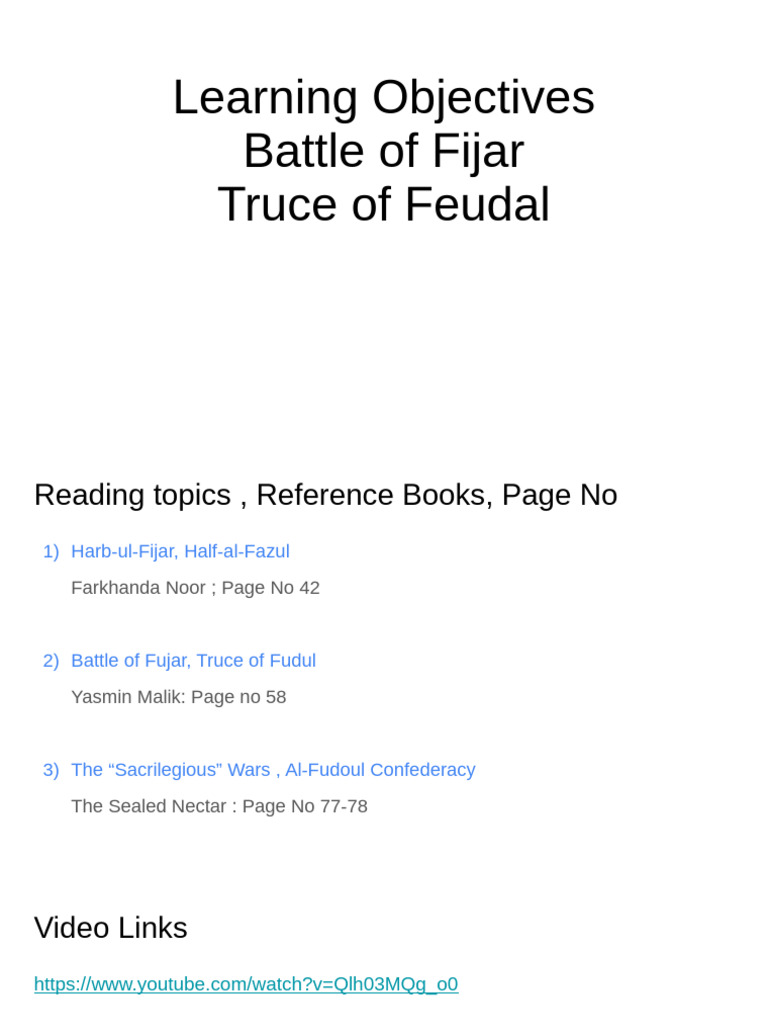 Form II Battle and Truce' With | PDF