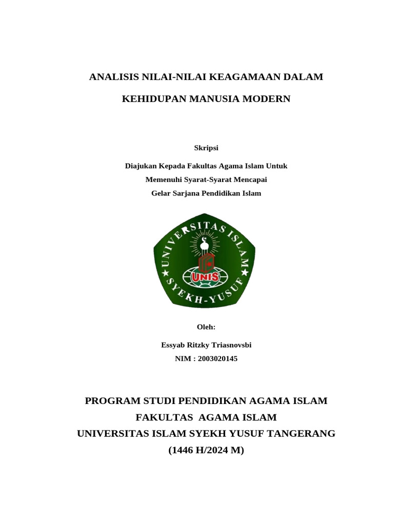 Skripsi Essyab | PDF