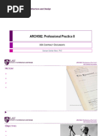 List of All Current AIA Contract Documents | PDF | Architect | Consultant