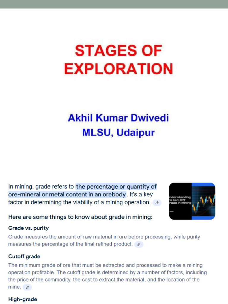 Stages of Exploration | PDF