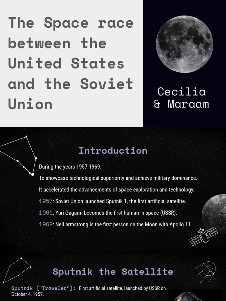 The Space race between the USA and the Soviet Union | PDF | Space Race ...