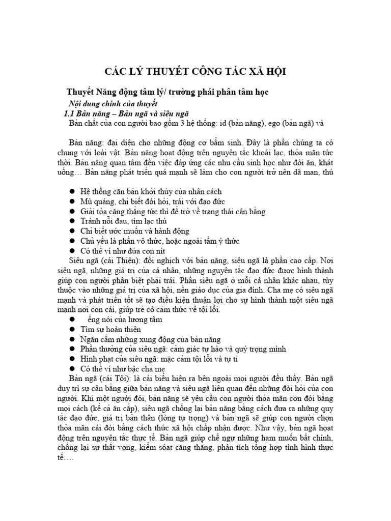 2. Lý thuyết CTXH | PDF