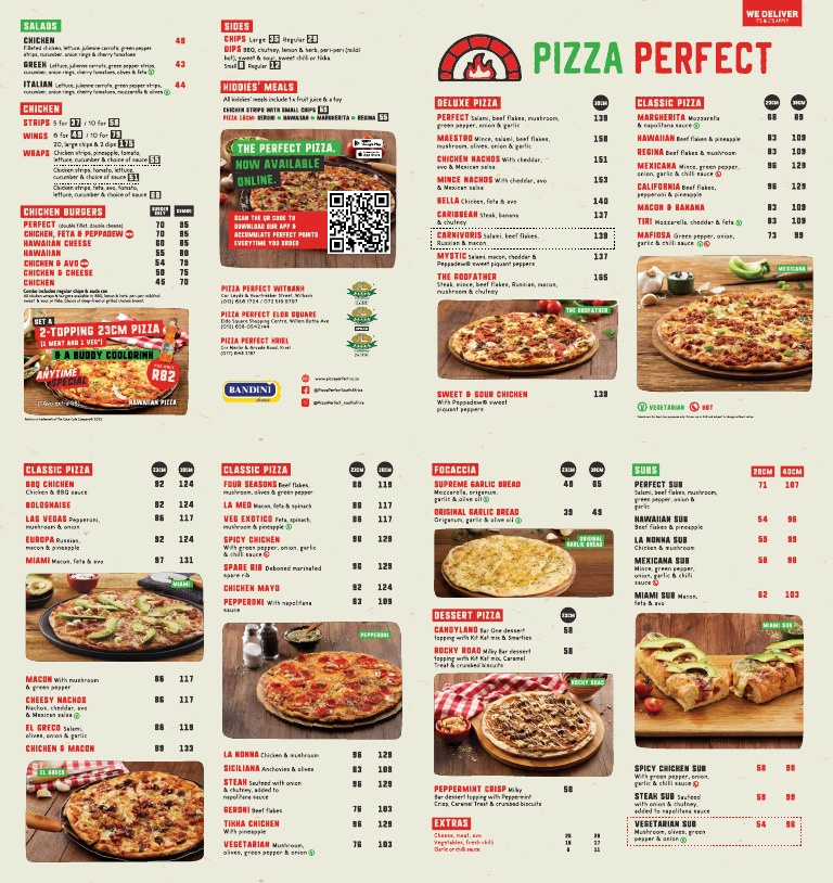 Pizza Perfect Halaal Web Menu - Nov2022 | PDF