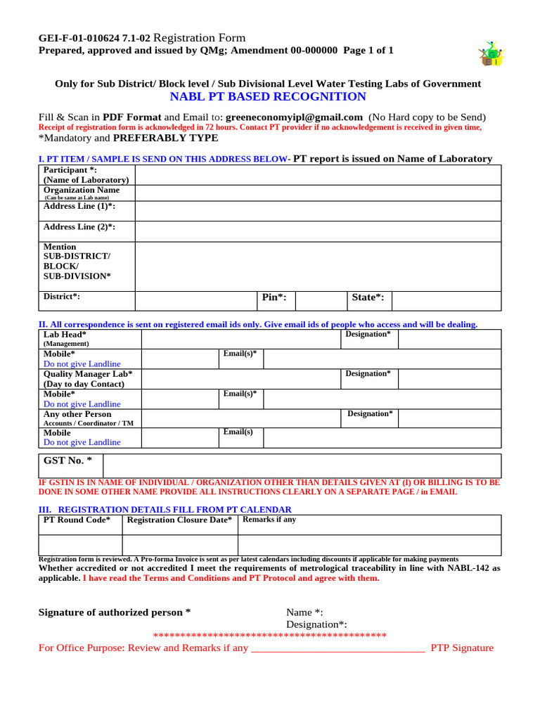 4 Reg Form PT RECOGNITION SCHEME 25L100 | PDF | Computing