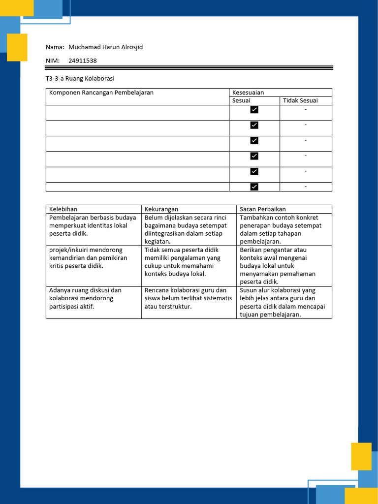 T3-3-A Ruang Kolaborasi | PDF