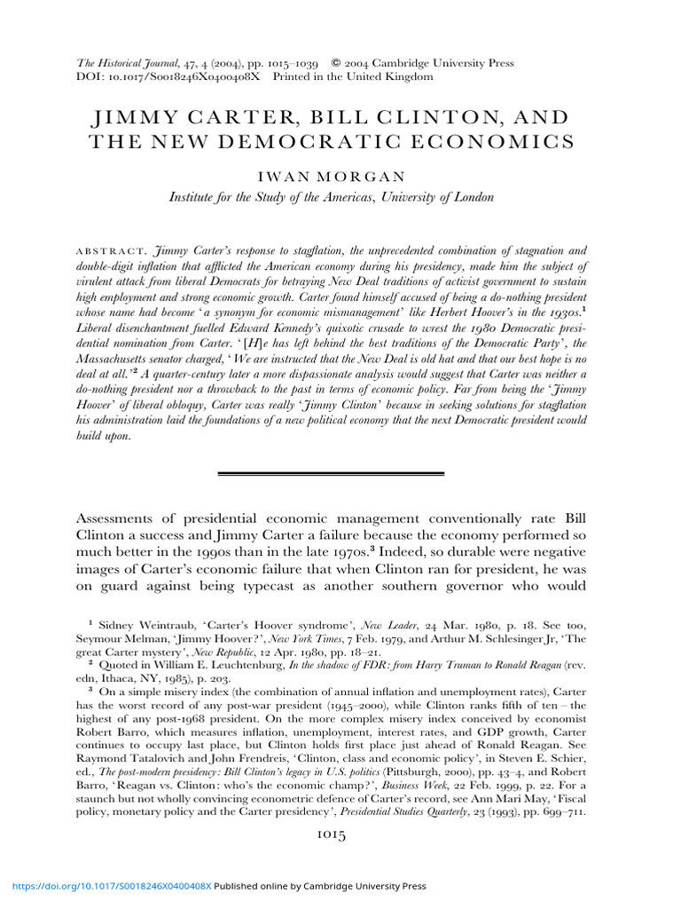 Div Class Title Jimmy Carter Bill Clinton and The New Democratic ...