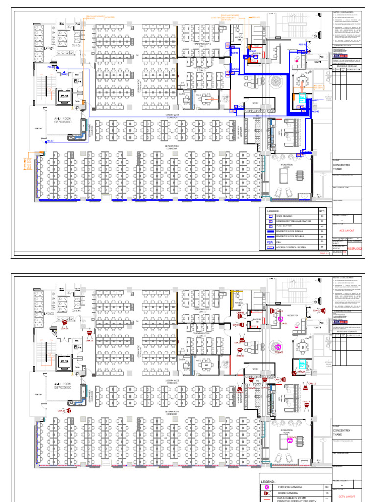 Concentrix Thane Mumbai - ACS CCTV Layout-29-NOV | PDF