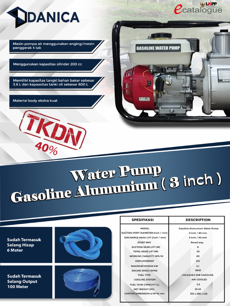 Brosur Rev Water Pump | PDF