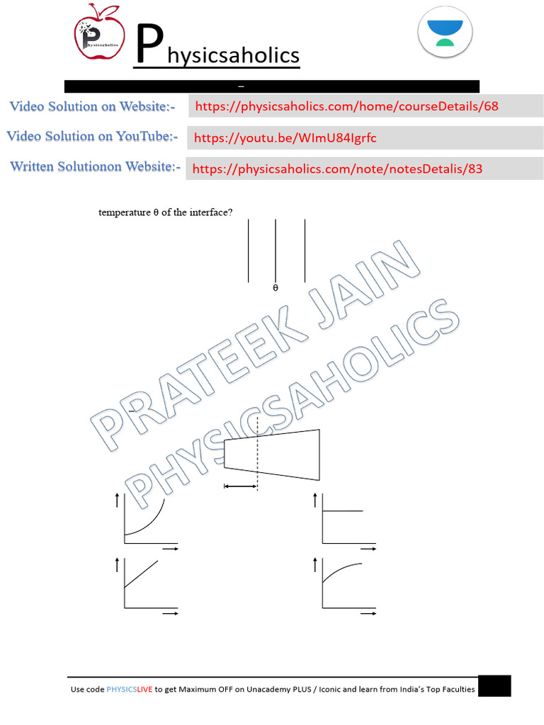 uploads1654841019DPP-1 (JEE Main & Adv.) Heat Transfer - Conduction ...