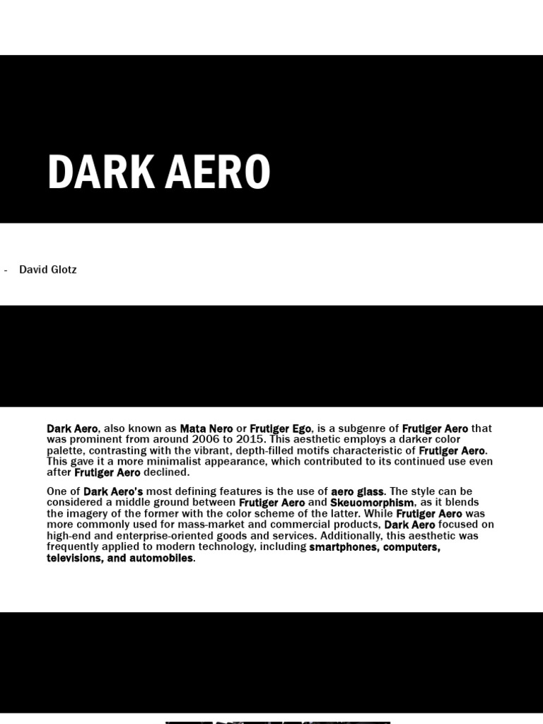 Dark Aero | PDF