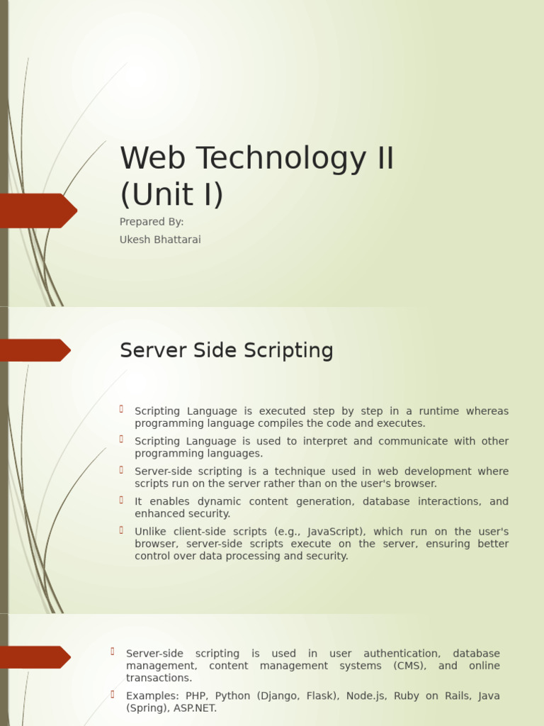 UNIT I (Introduction To PHP) | PDF | Php | Variable (Computer Science)
