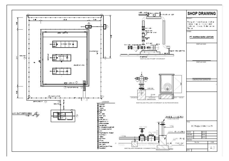 Shop Drawing HYDRANT | PDF
