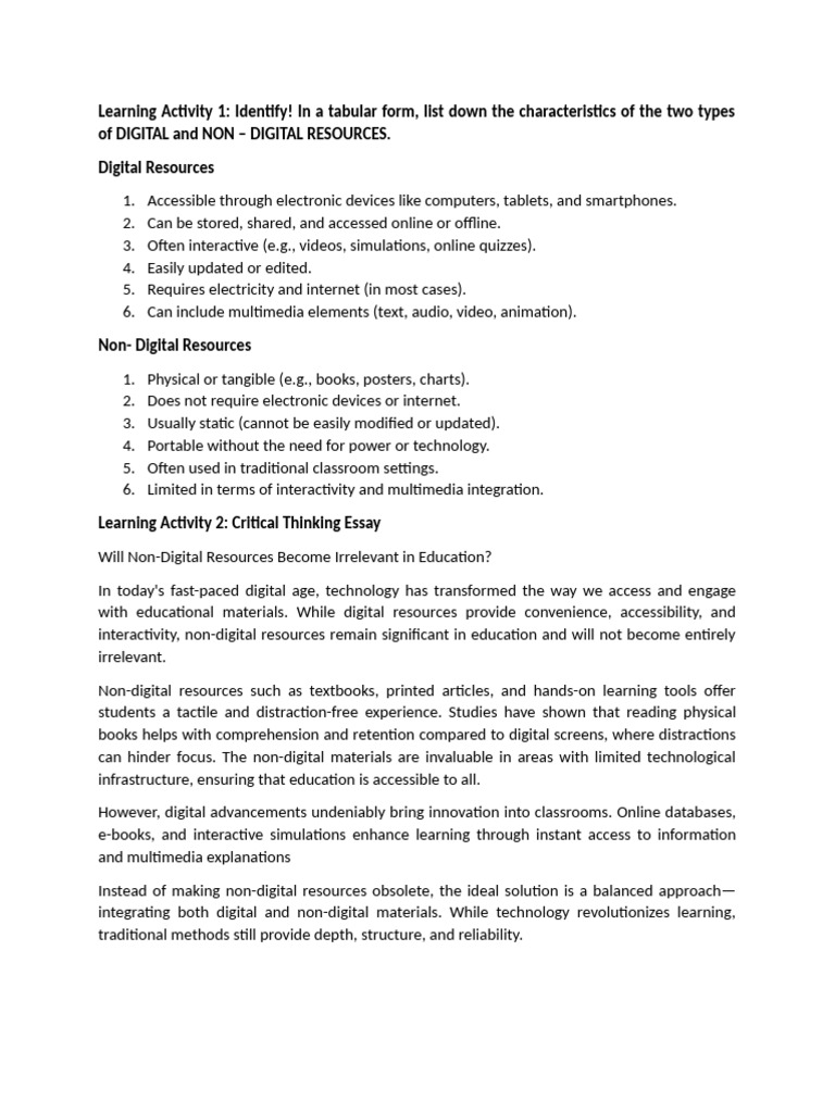 Sir Roa Activity | PDF