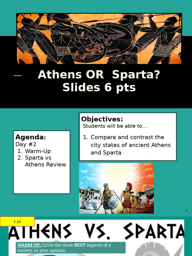 Grace Wang - Athens Vs Sparta Student Slides | PDF | Ancient Greece ...