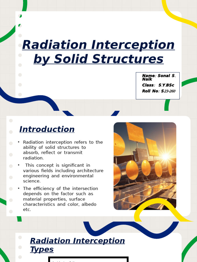 Radiation Interception | PDF | Radiation | Solar Energy