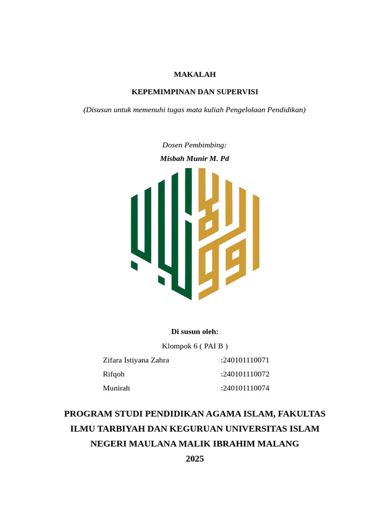 Makalah Spi Kel 5 Pai B 2025 3 | PDF