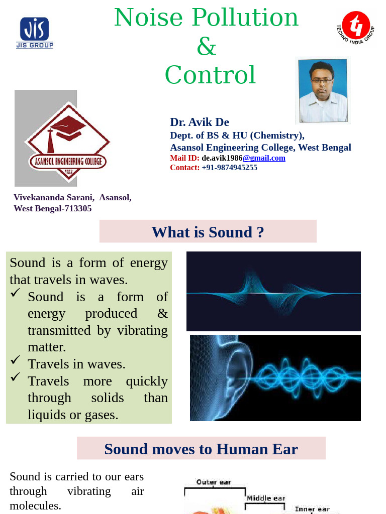 Understanding Noise Pollution and Sound | PDF | Sound | Noise